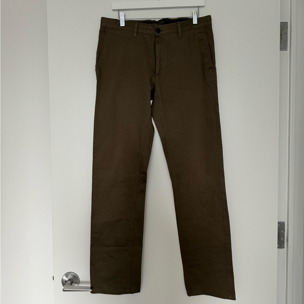 Zara Man Basic Collection Green Trousers - Gem